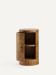 Constant Nightstand Poplar Burl | Bedrooms | Lemon Furniture